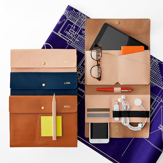Leather Tech Envelope | Mark and Graham