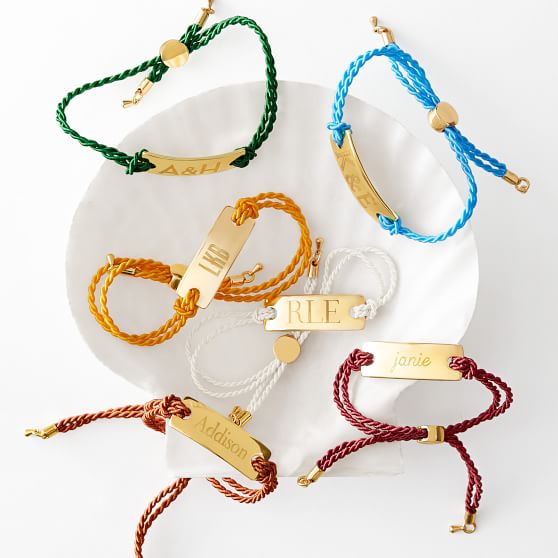 Adjustable Personalized Rope Bracelet | Mark and Graham