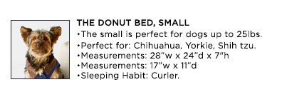 Jax & Bones Personalized Donut Dog Bed | Mark and Graham